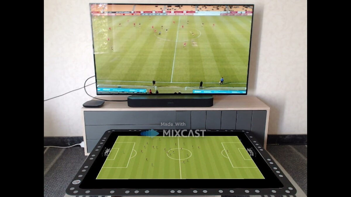 Watching football match at home could be improved using AR